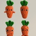 Mini Carrot Crochet Pattern: No-sew Amigurumi (PDF Pattern - Etsy