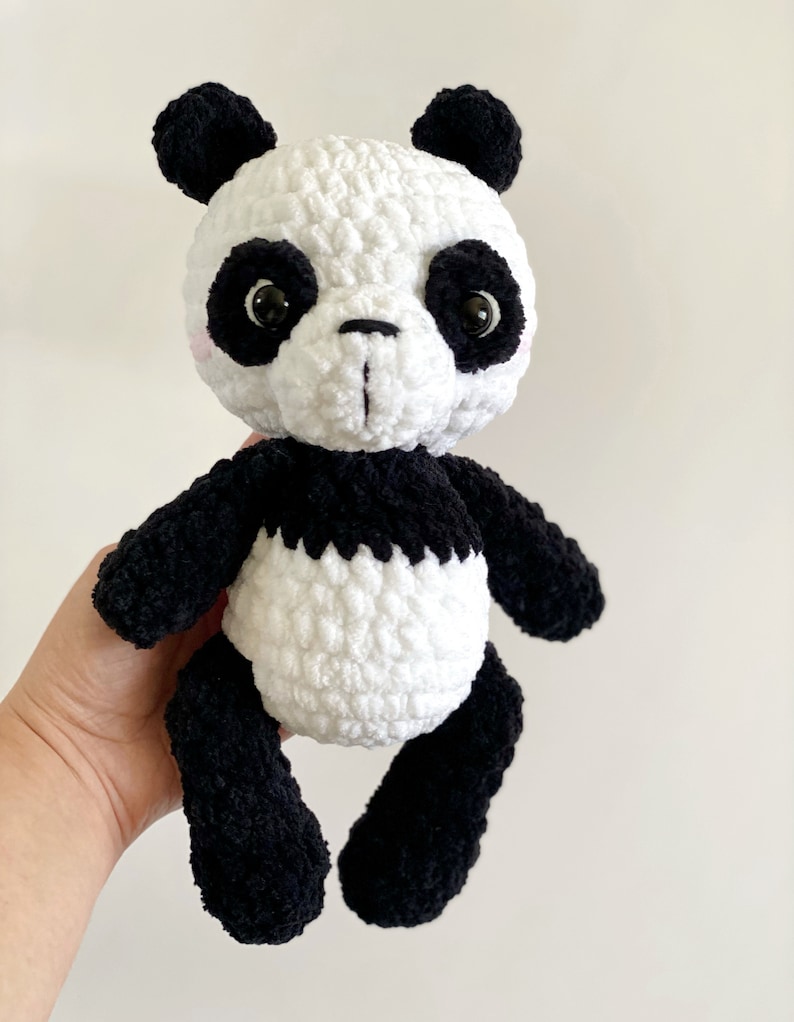 Cute Panda Crochet Pattern Easy Crochet Pattern Plushie - Etsy UK