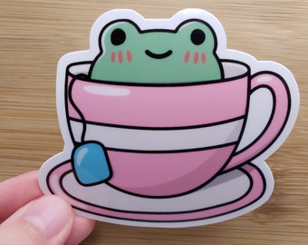 Trans Frog Sticker - Etsy