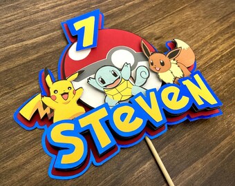 Pikachu Cake Topper - Etsy