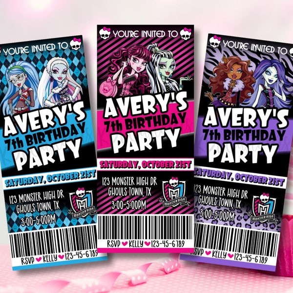 Monster High Party - Etsy