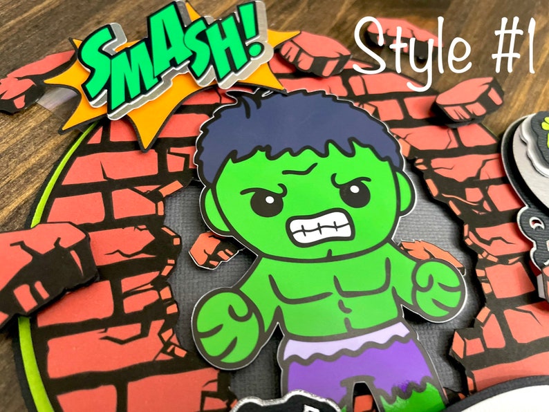 Hulk Cake Topper / Superhero Cake Topper - Etsy