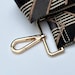 Geometric Black Striped Chevron Crossbody Strap for Purse, iPhone Case ...