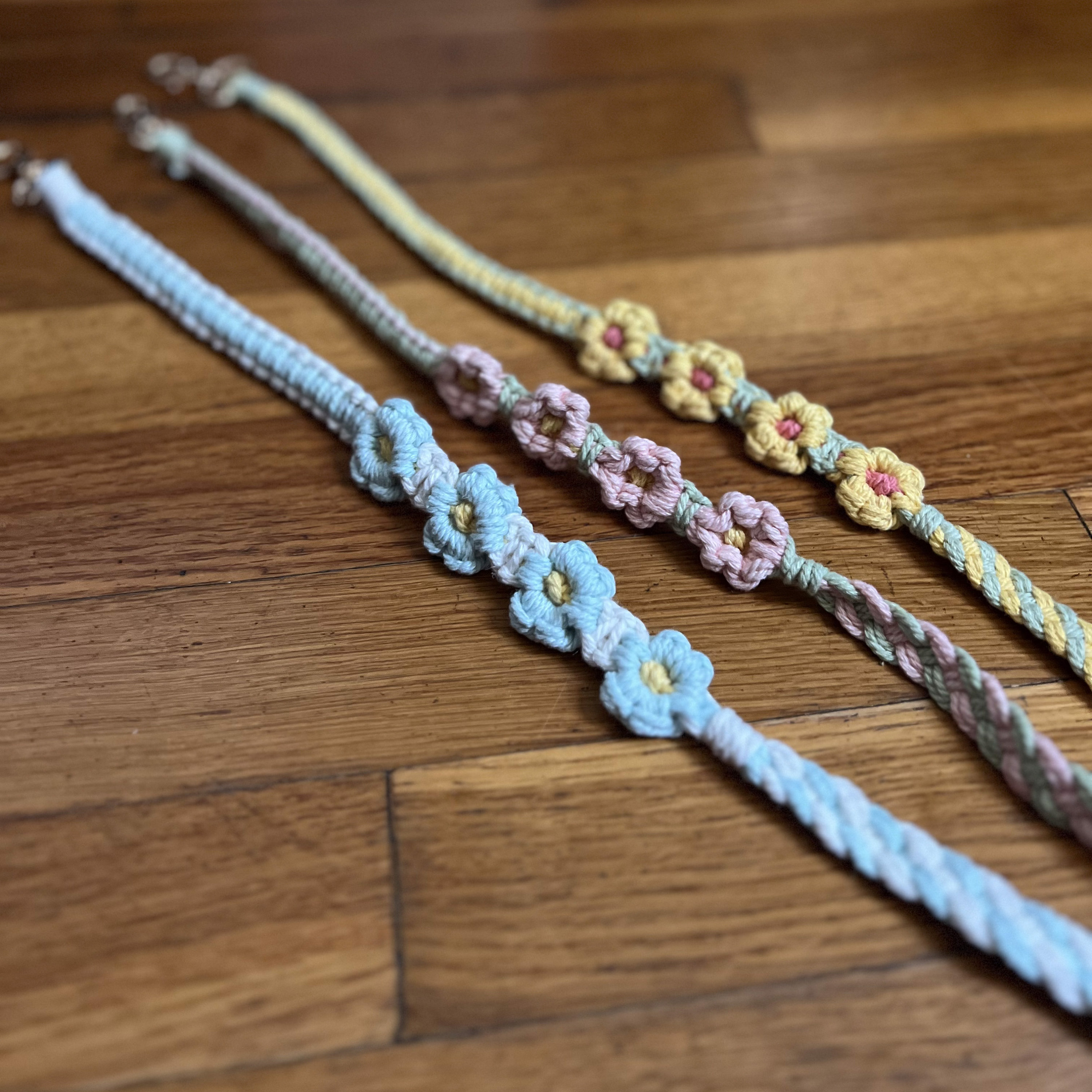 Handmade Daisy Flower Macrame Crossbody Purse Strap, Boho Adjustable ...