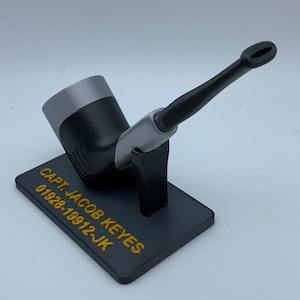 Halo-ce Captain Keyes Smoking Pipe 3D Printed Prop Replica Cosplay ...