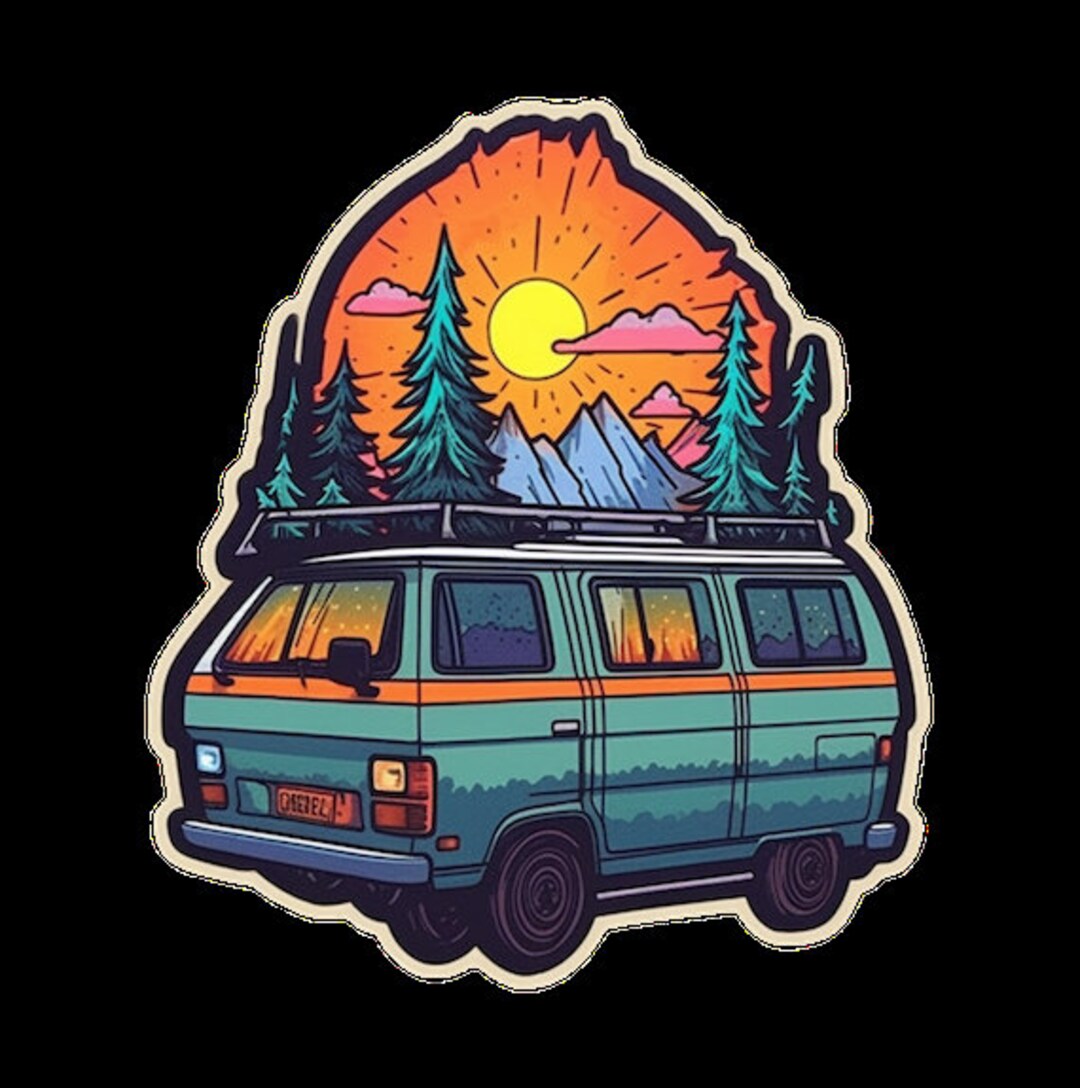 Van Life Sticker Digital File - Etsy