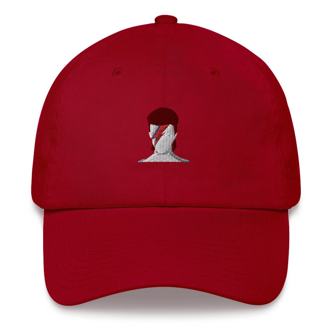 Ziggy Dad Hat, Bowie Embroidered Baseball Cap - Etsy