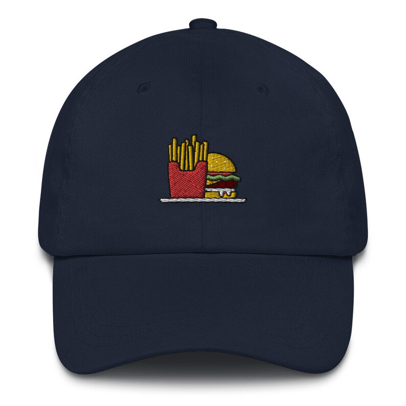 Dad Hat Burger & Fries - Etsy