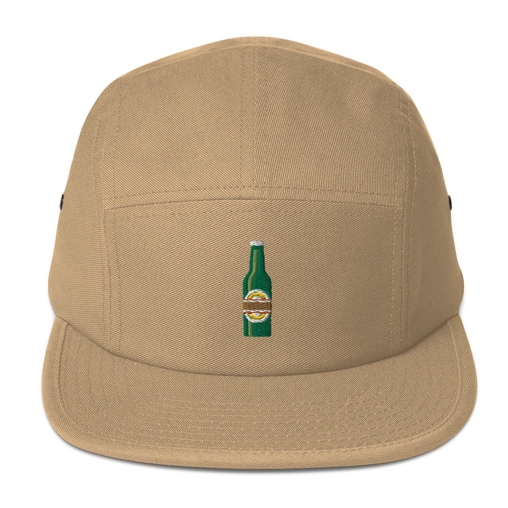 5 Panel Hat, Beer Lover Hat, Beer Bottle Embroidered Five Panel Cap - Etsy