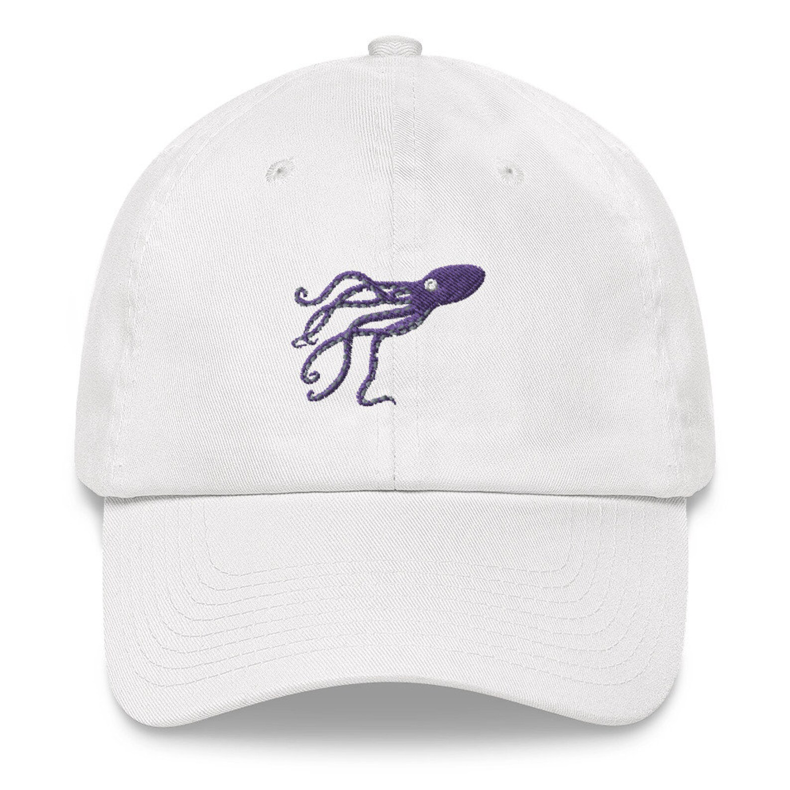 Dad Hat, Octopus Embroidered Baseball Cap. Octopus Hat. - Etsy