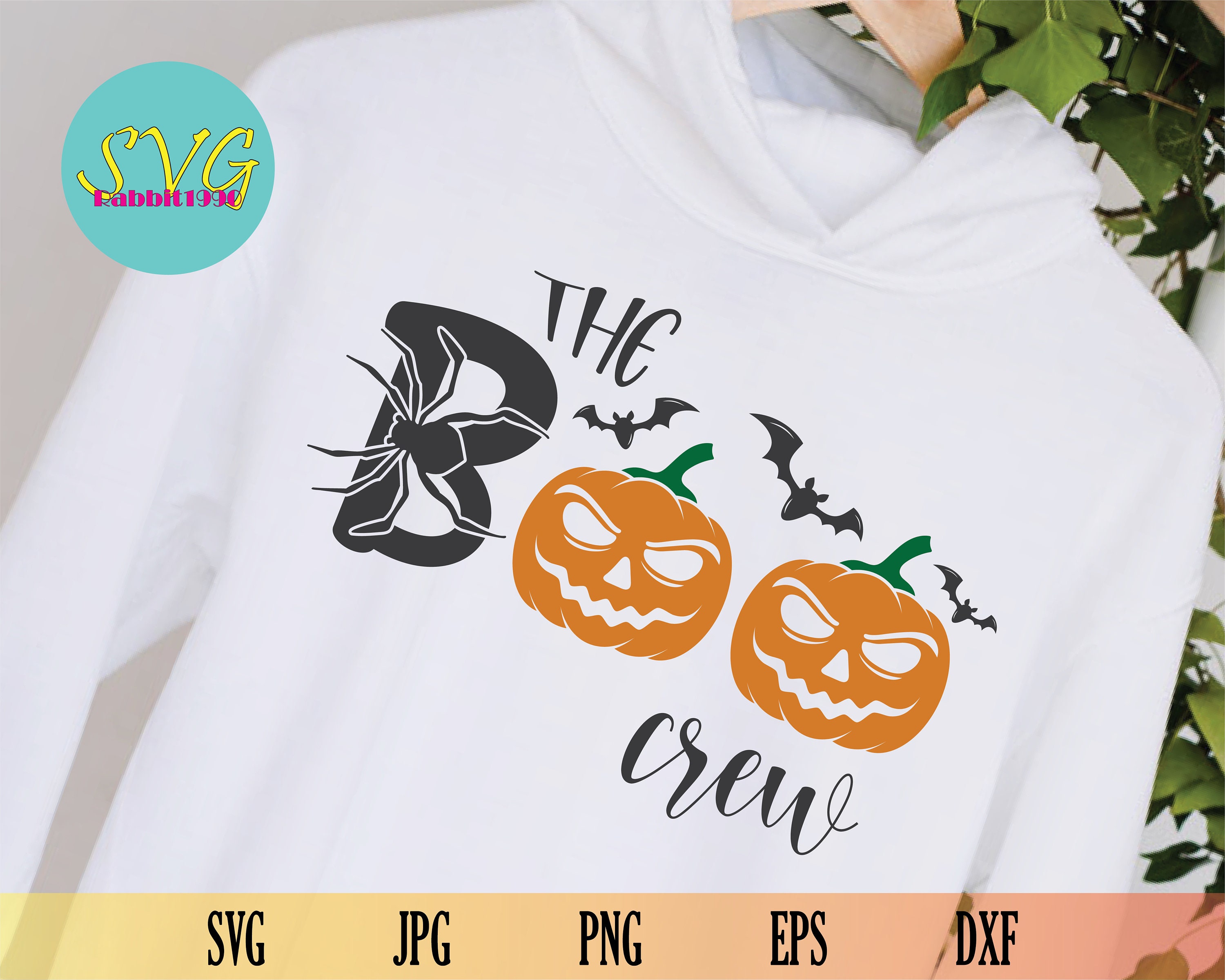 Bootiful Svg Boo Crew Svg Hey Boo SVG Boo Svg Halloween Cut File Ghost ...