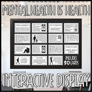 Mental Health Awareness Interactive Bulletin Board - Etsy
