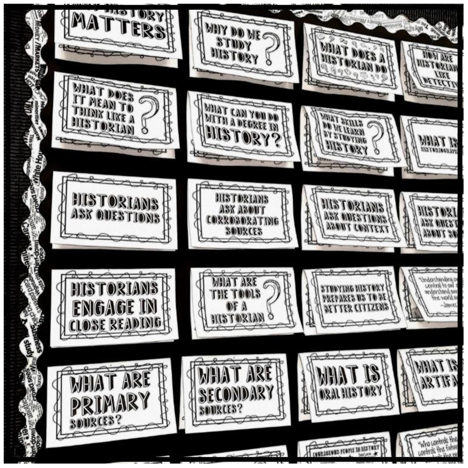 Why History Matters Bulletin Board - Etsy