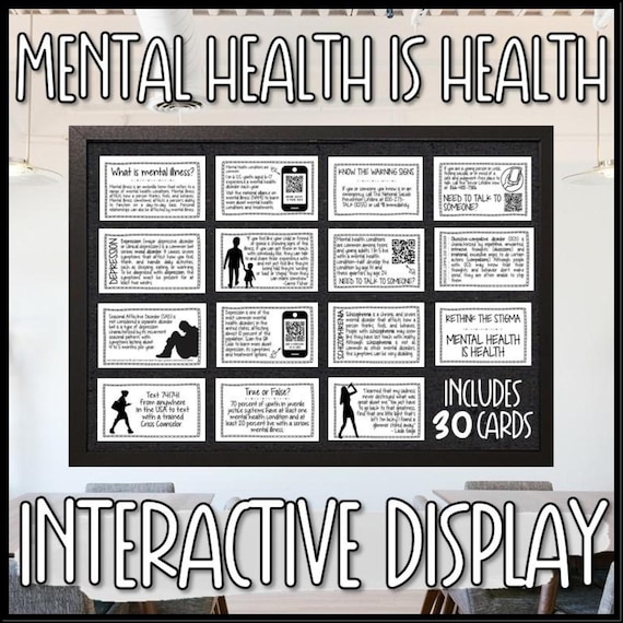 Mental Health Awareness Interactive Bulletin Board - Etsy