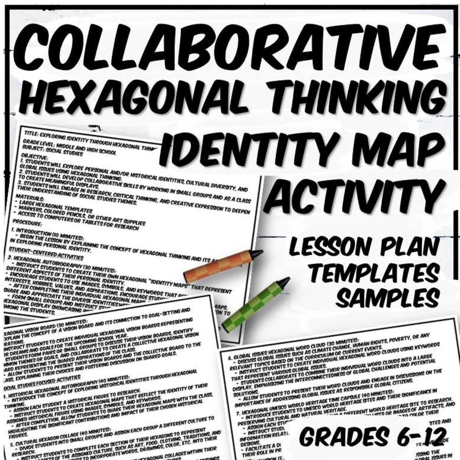 Collaborative Hexagonal Identity Mapping Activity | Back-to-school - Etsy