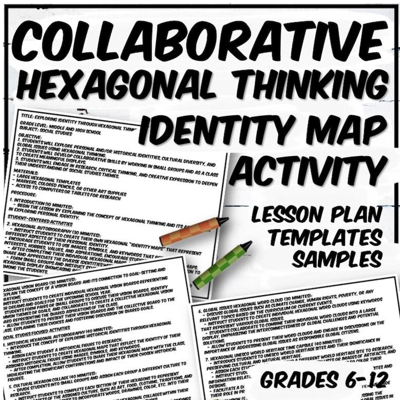 Collaborative Hexagonal Identity Mapping Activity | Back-to-school - Etsy