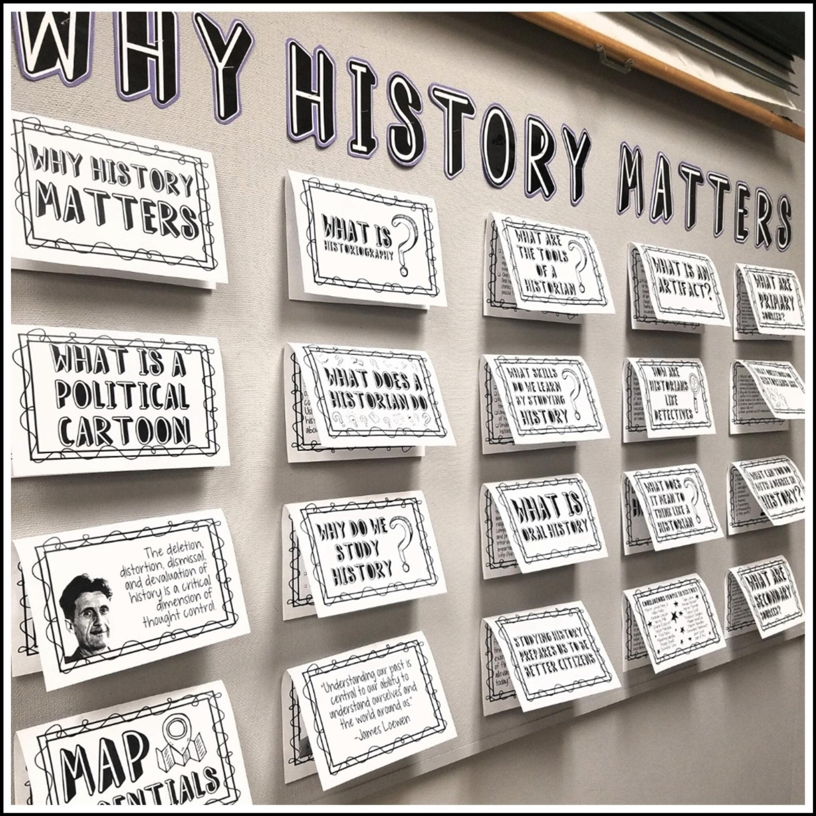Why History Matters Bulletin Board - Etsy