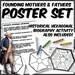 Founding Mothers and Fathers Poster Set and Historical Hexagonal ...