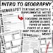Introduction to Geography Map Stations Activity and Worksheets - Etsy