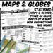Introduction to Geography Map Stations Activity and Worksheets - Etsy