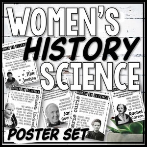 Women's History Bulletin Board Poster Set - Etsy