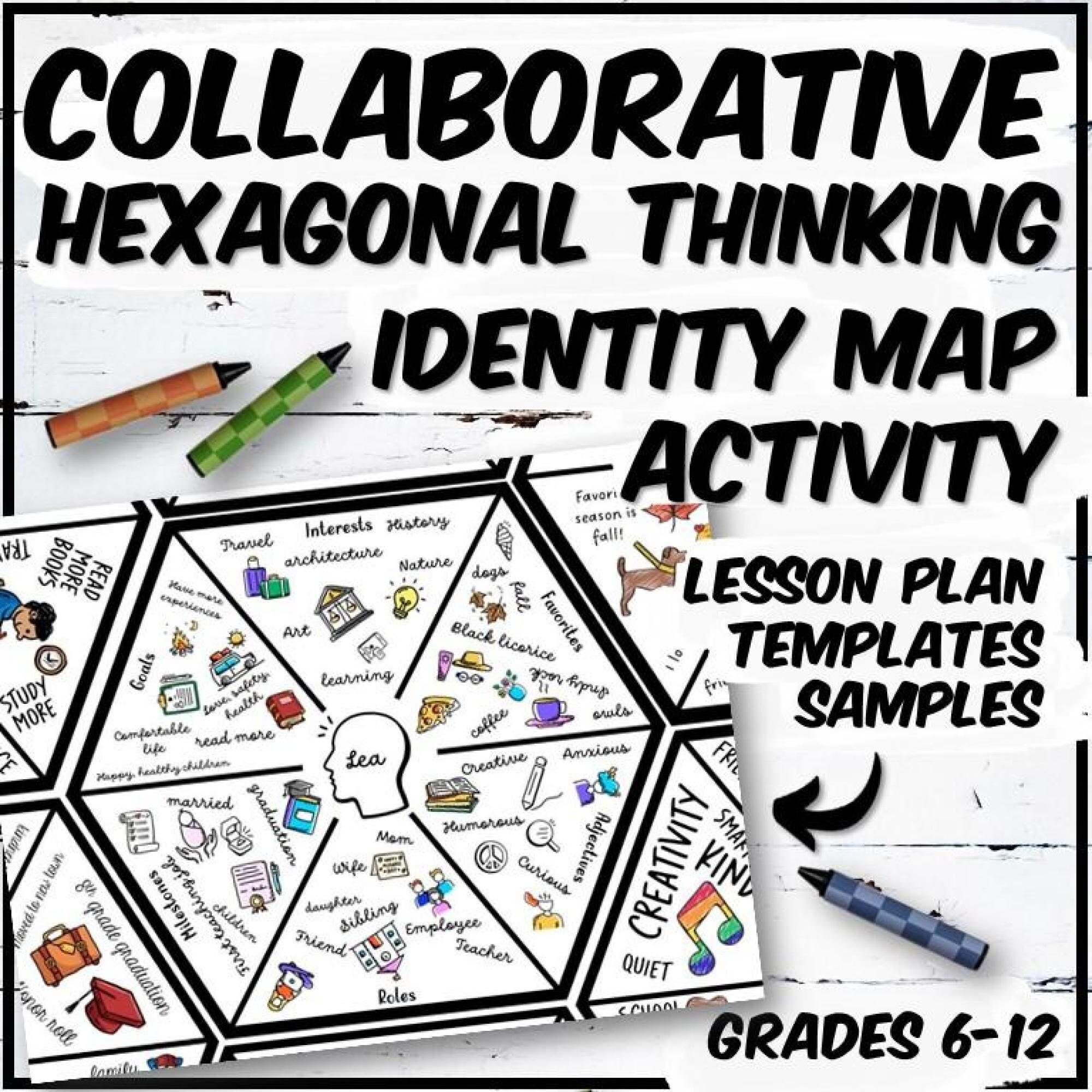 Collaborative Hexagonal Identity Mapping Activity | Back-to-school - Etsy