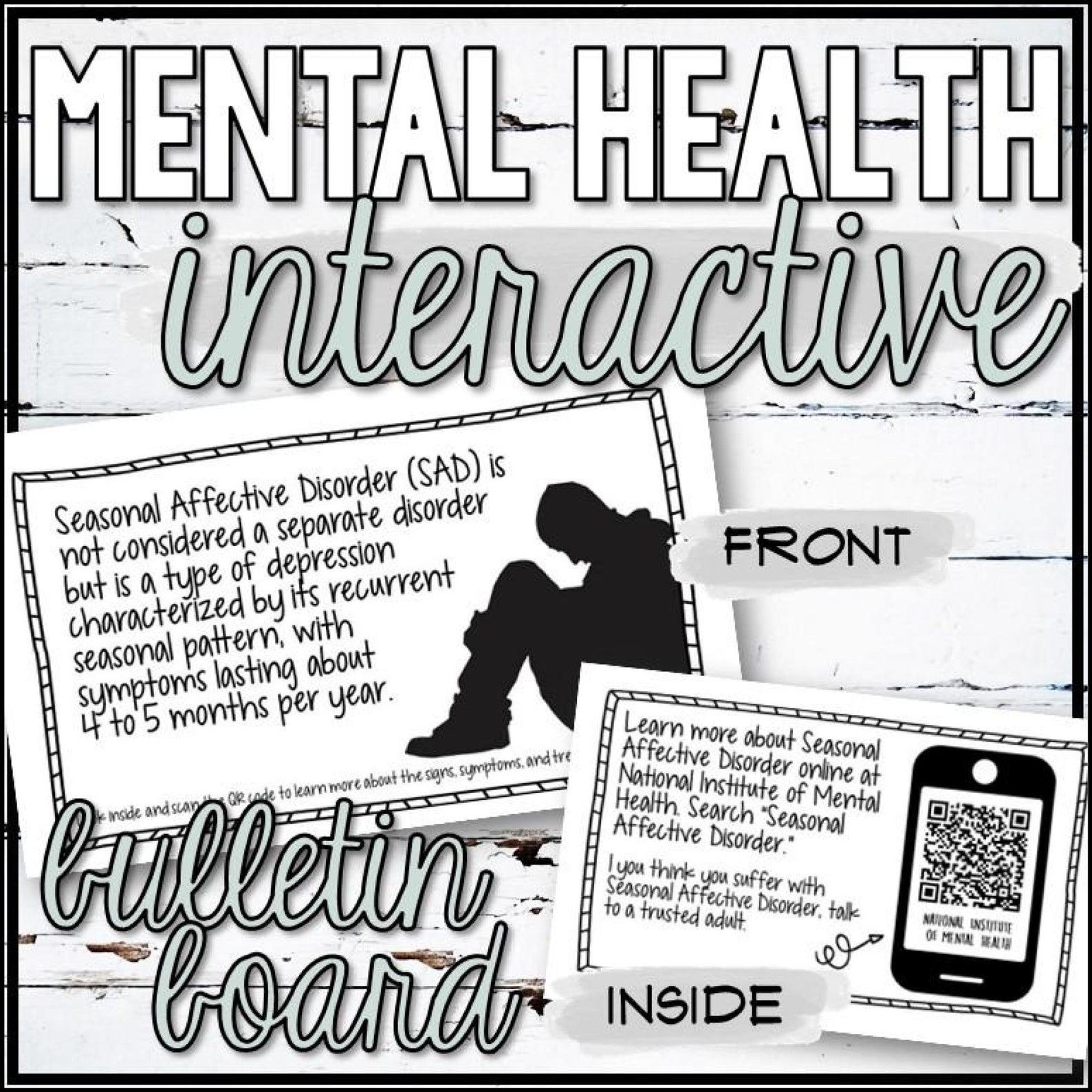 Mental Health Awareness Interactive Bulletin Board - Etsy