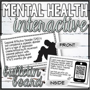 Mental Health Awareness Interactive Bulletin Board - Etsy