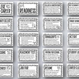 College and Career Readiness Interactive Bulletin Board and Graphic ...