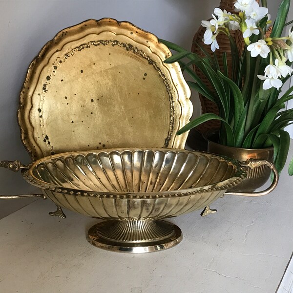 Brass Centerpiece - Etsy