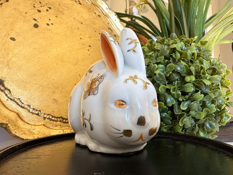 Andrea by Sadek Porcelain Rabbit Figurine - VTG Made in Japan Porcelain ...