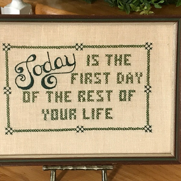 Poem Cross Stitch - Etsy