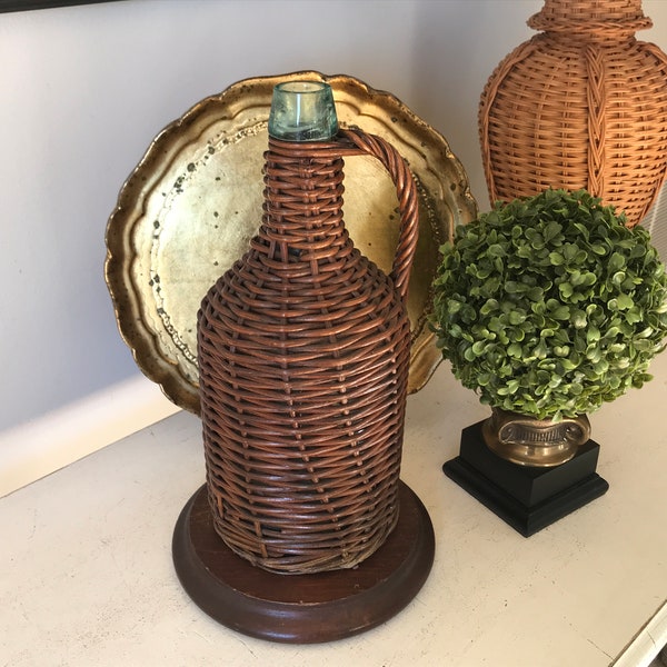 Wicker Jug - Etsy