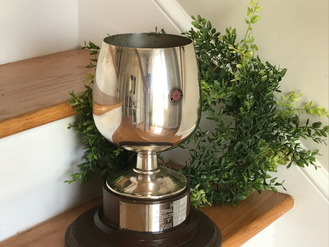 Vintage Silverplate Trophy Cup - Sports Car Club of America Trophy ...