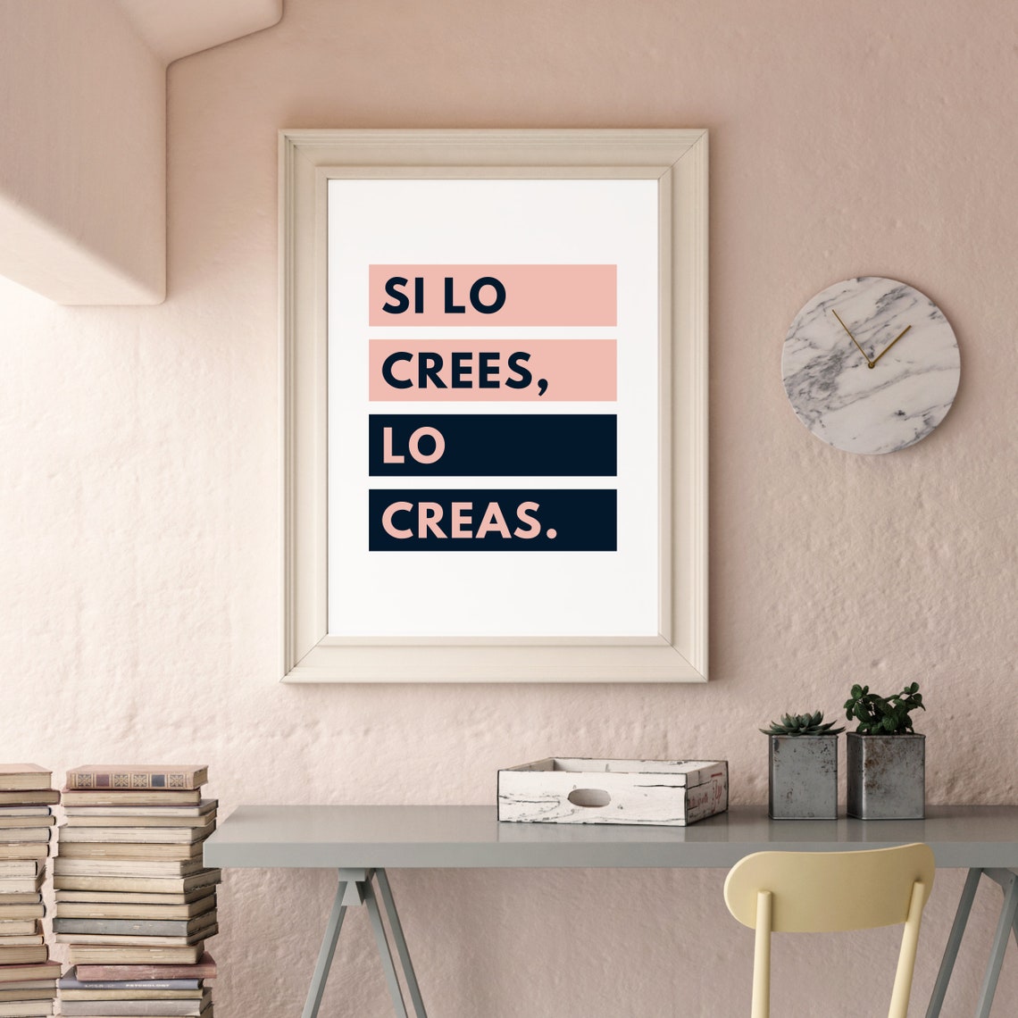 PRINTABLE Si Lo Crees, Lo Creas Sign, Poster, Print, Wall Art, Spanish ...