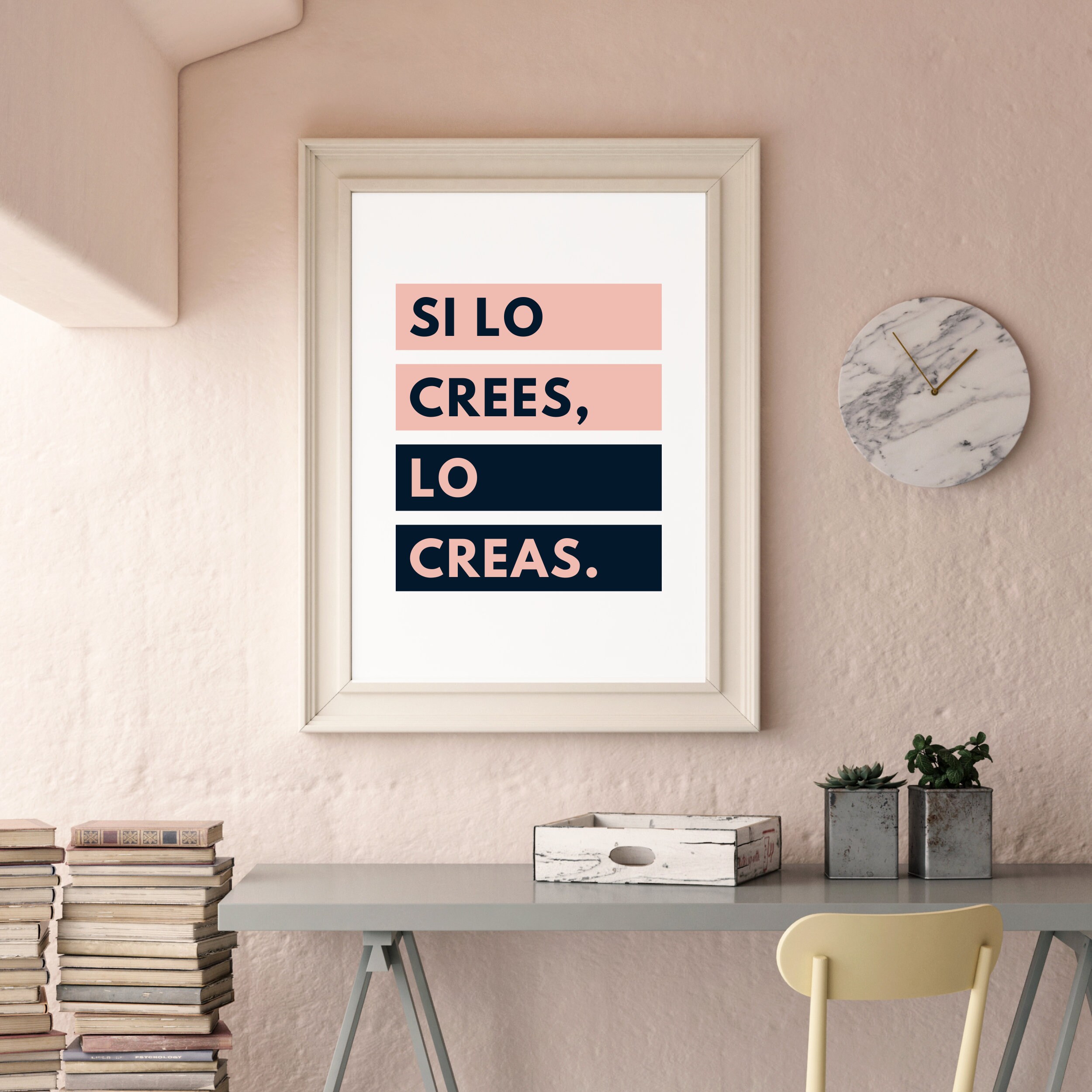 PRINTABLE Si Lo Crees, Lo Creas Sign, Poster, Print, Wall Art, Spanish ...
