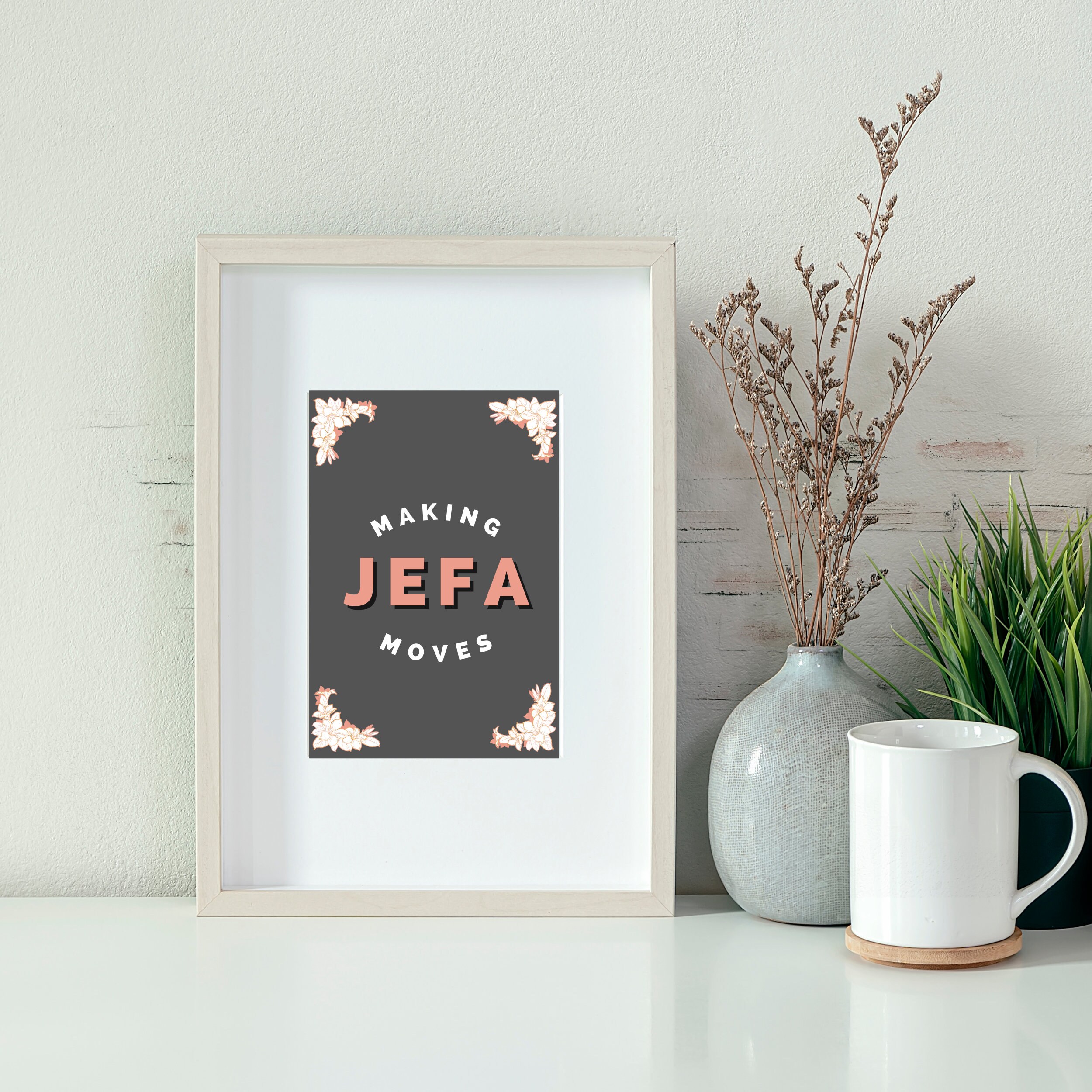 PRINTABLE Making Jefa Moves Sign Poster Print Wall Art - Etsy