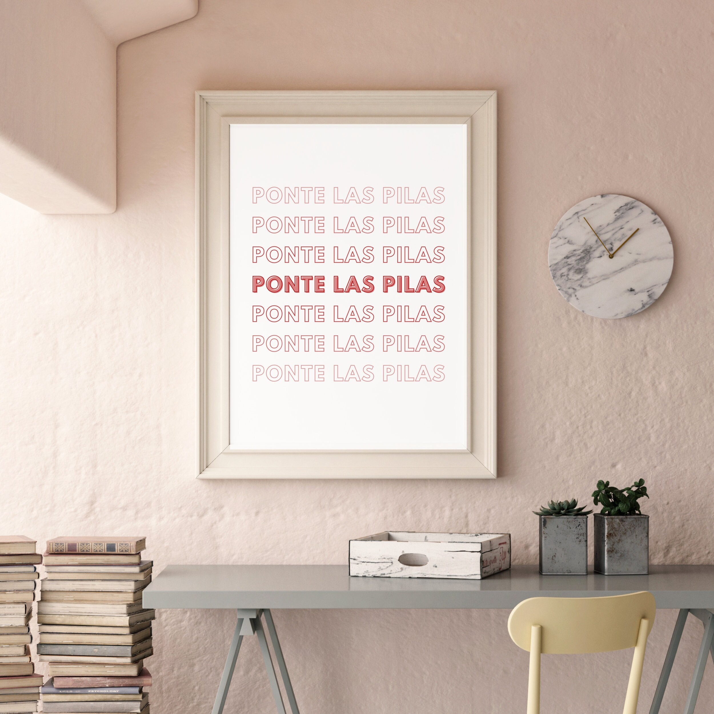 PRINTABLE | Ponte Las Pilas | Sign, Poster, Print, Wall Art, Spanish ...
