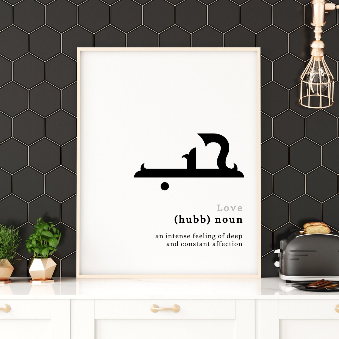PRINTABLE | Hubb حب Arabic Definition Wall Art | Love, Sign, Poster ...