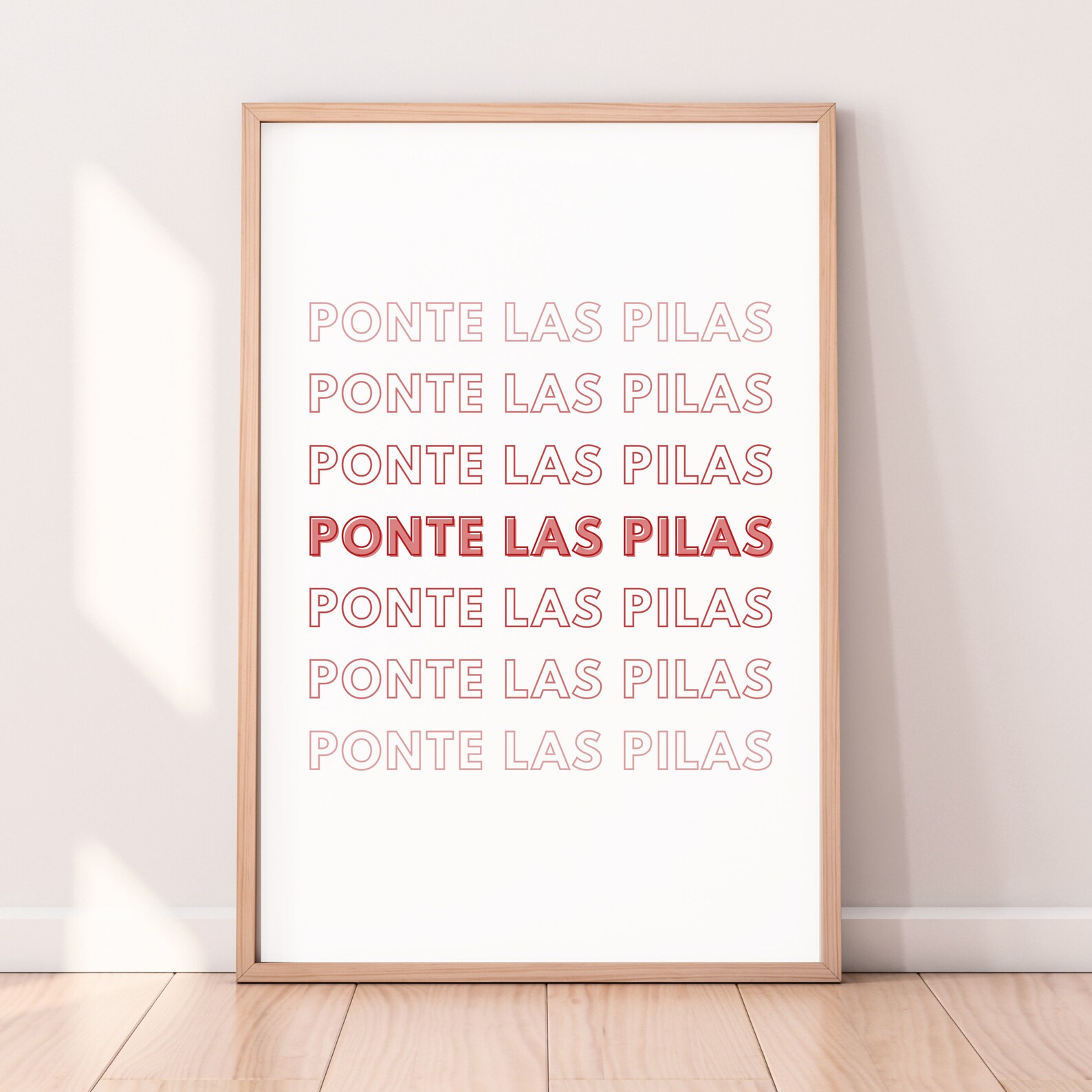 PRINTABLE | Ponte Las Pilas | Sign, Poster, Print, Wall Art, Spanish ...