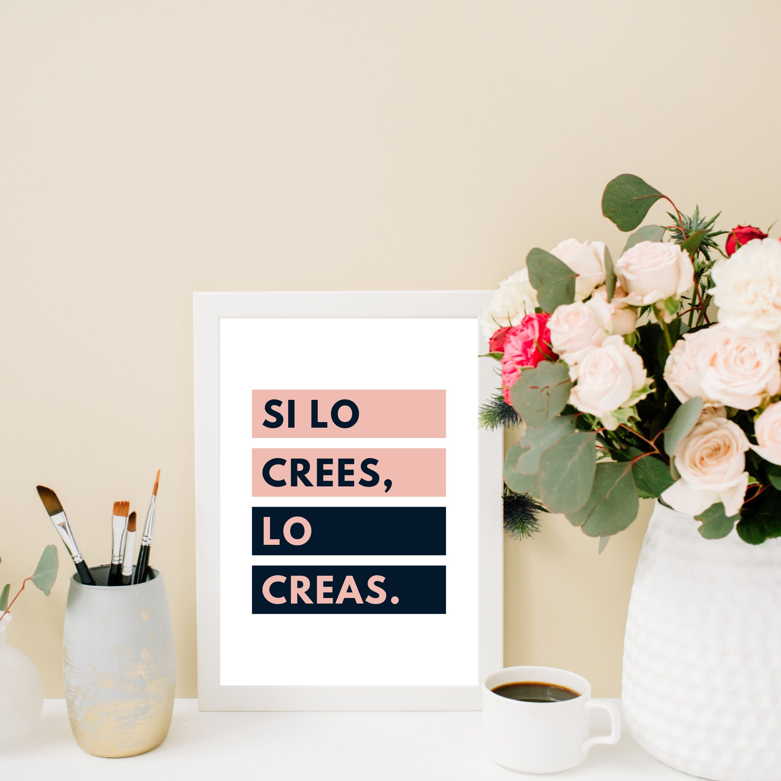 PRINTABLE | Si Lo Crees, Lo Creas | Sign, Poster, Print, Wall Art ...