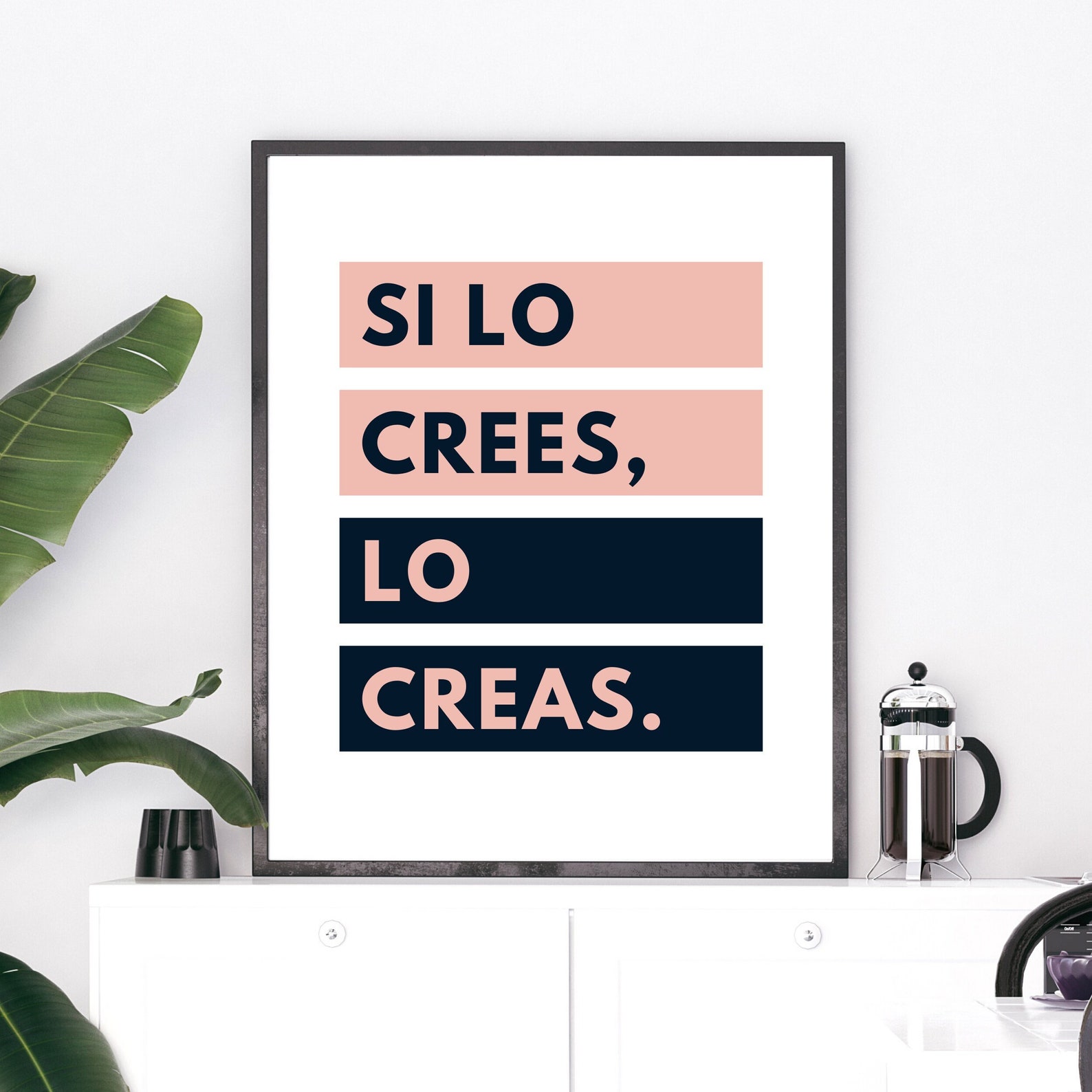 PRINTABLE | Si Lo Crees, Lo Creas | Sign, Poster, Print, Wall Art ...