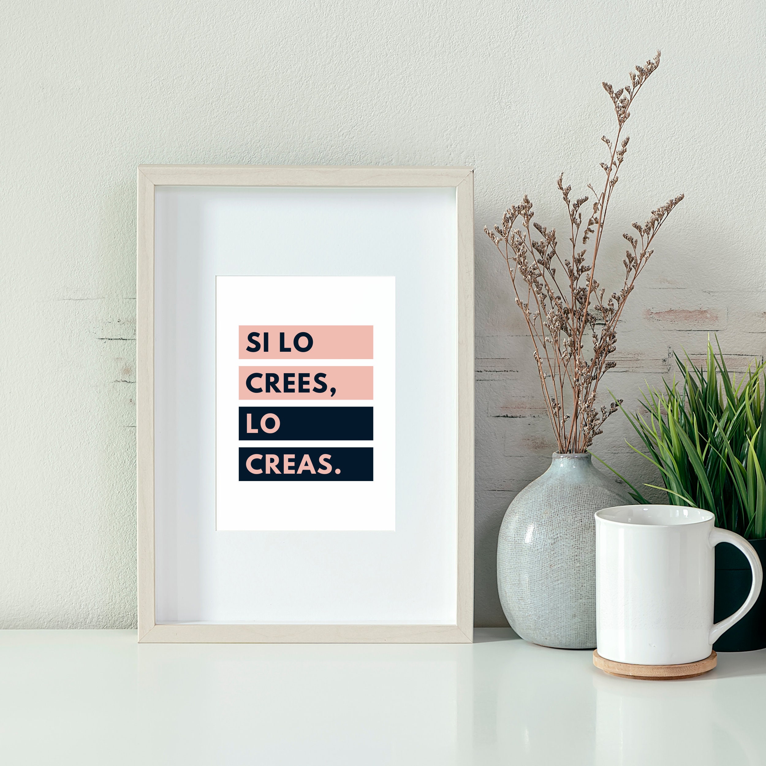 PRINTABLE | Si Lo Crees, Lo Creas | Sign, Poster, Print, Wall Art ...