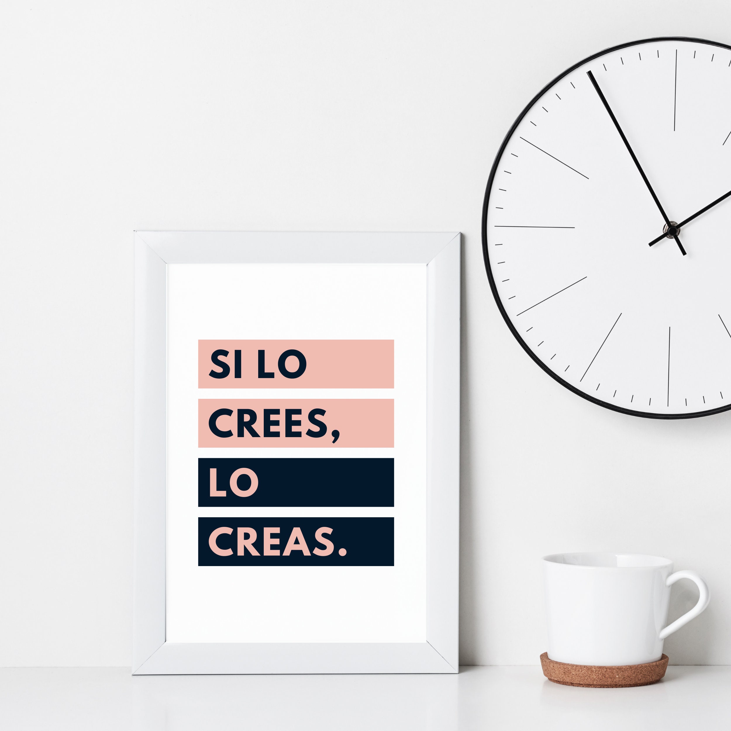 PRINTABLE Si Lo Crees, Lo Creas Sign, Poster, Print, Wall Art, Spanish ...