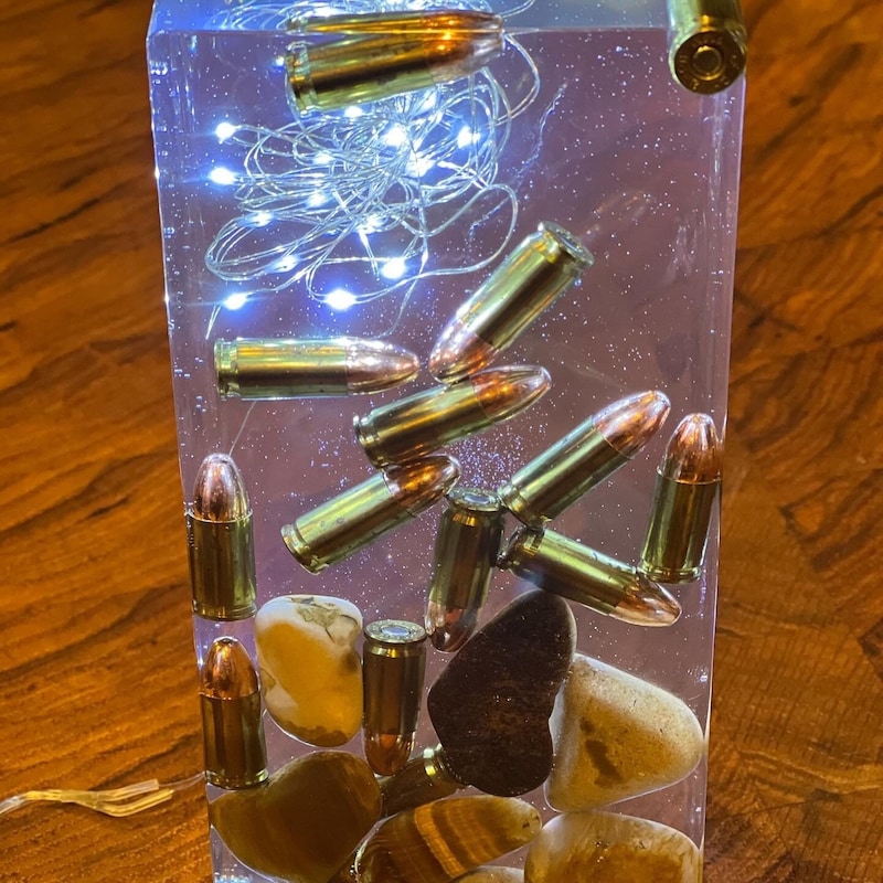 Led Resin Table - Etsy