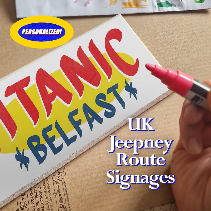 Filipino Jeepney Signs - Etsy