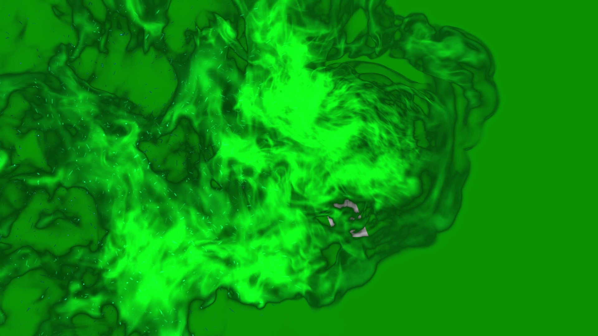 Realistic Acidblast Green Fireball Stinger Transition for Twitch Gaming ...