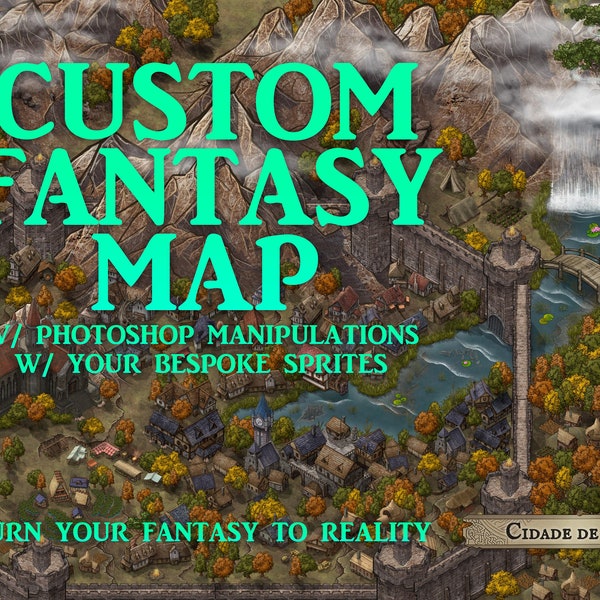 Fantasy Map Commission - Etsy