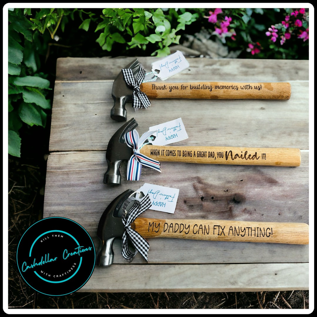 Personalized Engraved Hammer, Custom Tools for Dad, Father's Day Gift ...