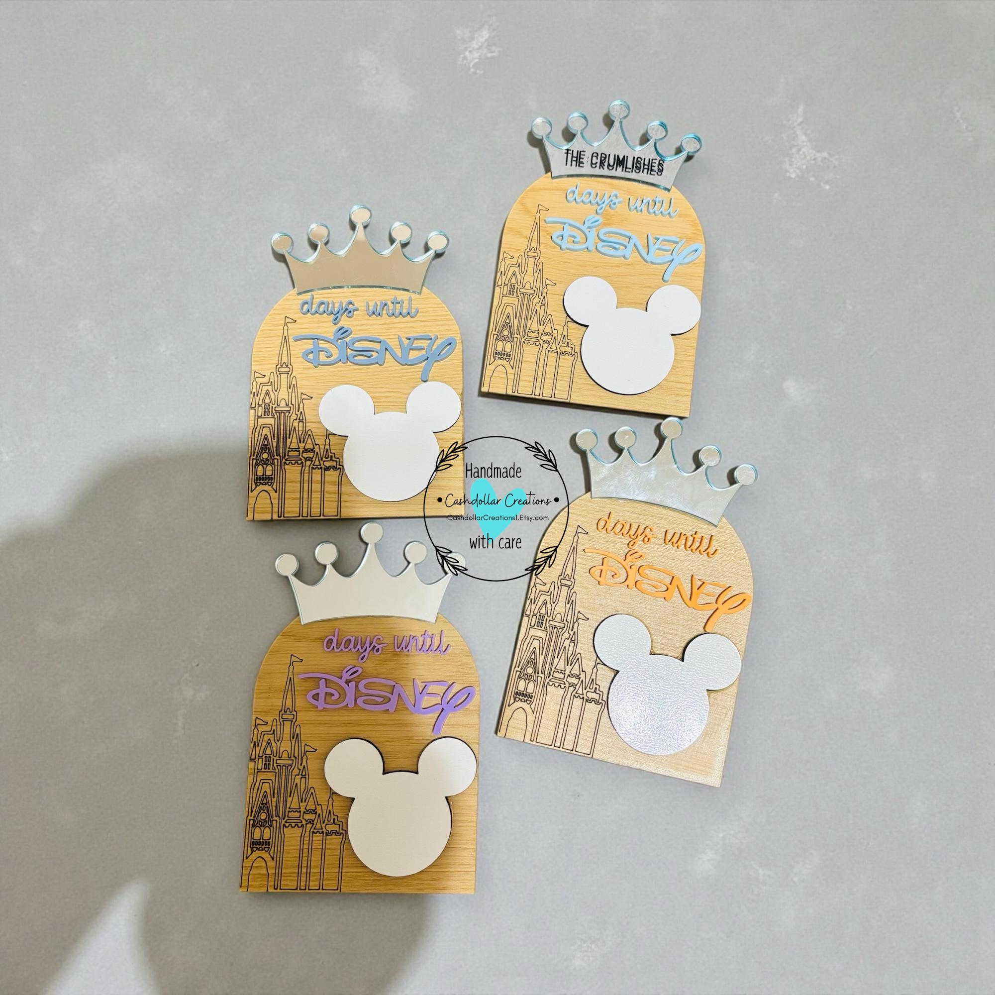 Personalized Days Until Disney Countdown Magnet | Disney Vacation ...